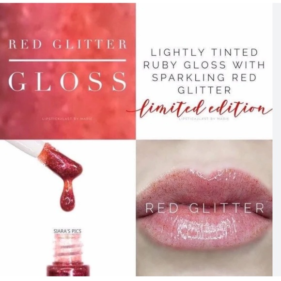 SeneGence | Makeup | Senegence Red Glitter Gloss Limited Edition | Poshmark